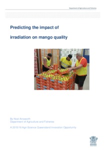 Predicting the impact of irradiation on mango quality - DPI eResearch ...