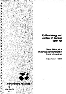Epidemiology and control of banana corm rot - DPI eResearch Archive (eRA)